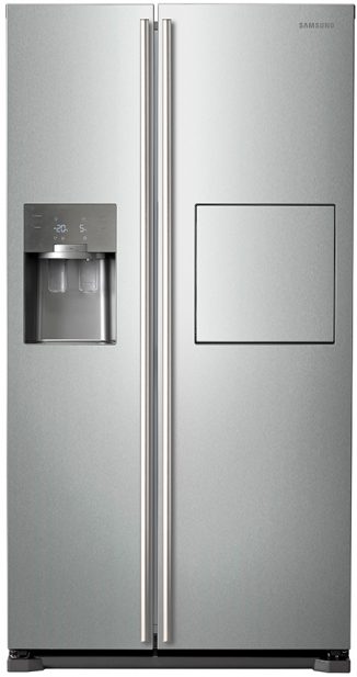 ATAG side by side refrigerator with wine cooler