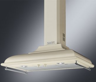 Smeg range hoods - stainless steel island cooker hood